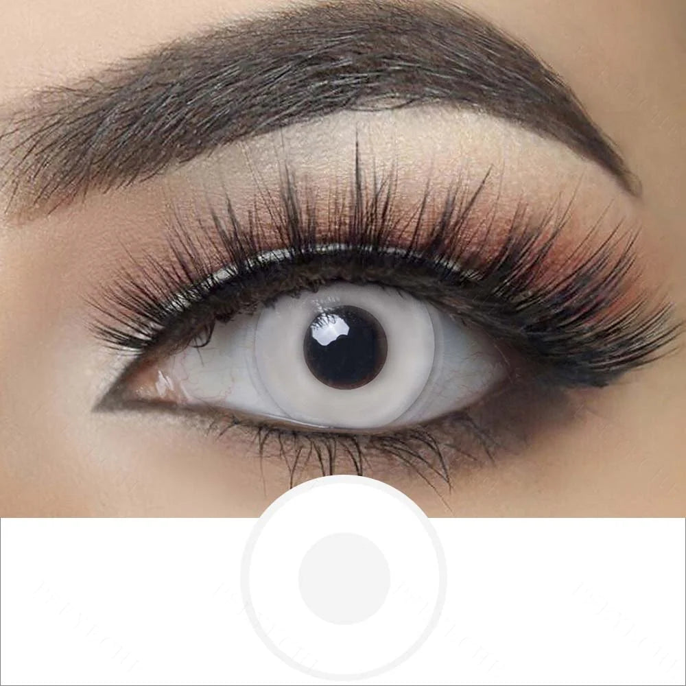 【US WAREHOUSE】Pure White Colored Contact Lenses